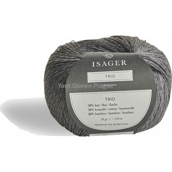 Isager TRIO 1 Granite | Yarn Queen Prague - Vlny a příze